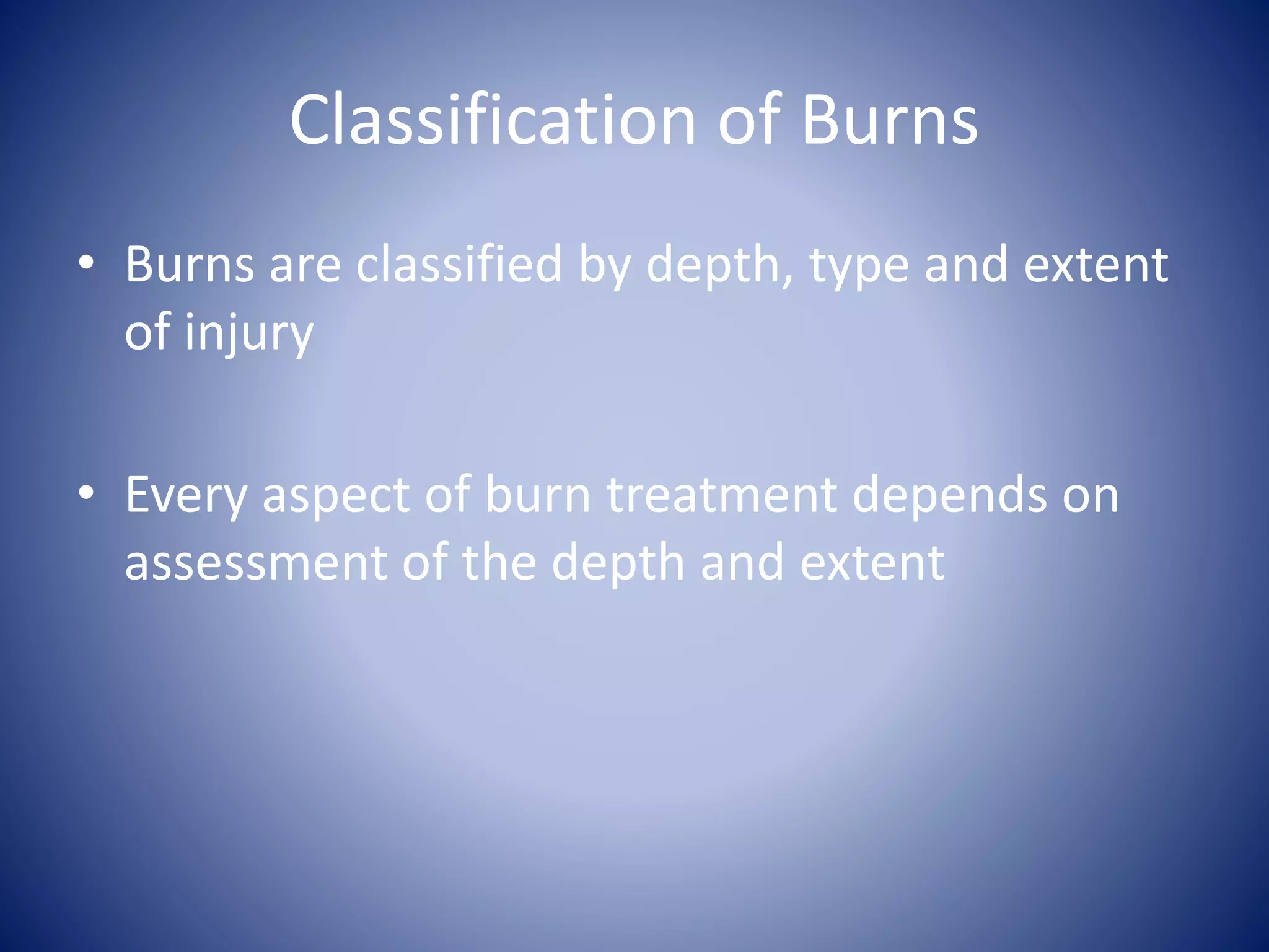 Management of burns | PPTX