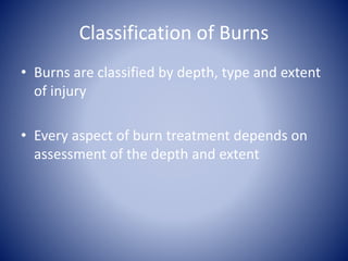 Management of burns | PPTX
