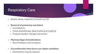 Management of burns | PPTX