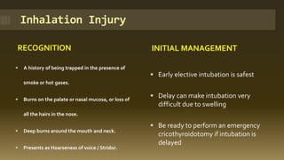 Management of burns | PPTX