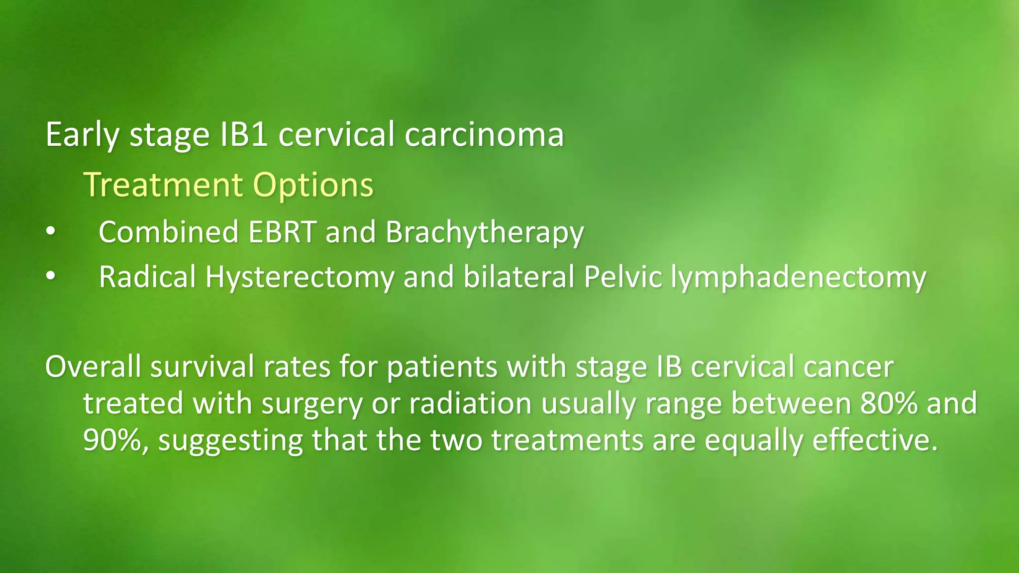 Management of ca cervix | PPTX
