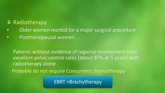 Management of ca cervix | PPTX | Cancer | Diseases and Conditions