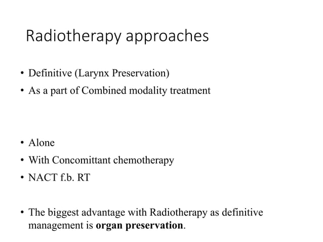 Management of Carcinoma Larynx | PDF