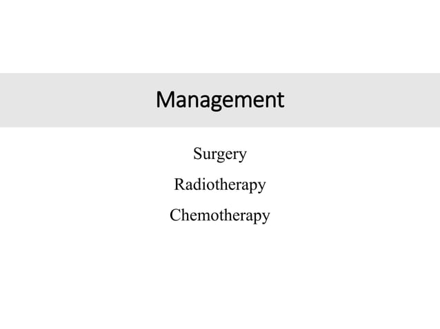 Management of Carcinoma Larynx | PDF