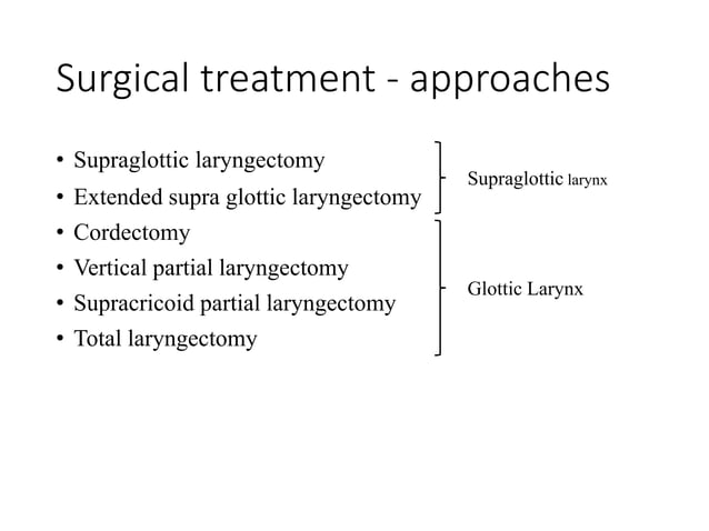 Management of Carcinoma Larynx | PDF