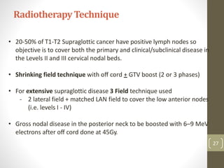 Management of ca larynx and hypopharynx | PPTX