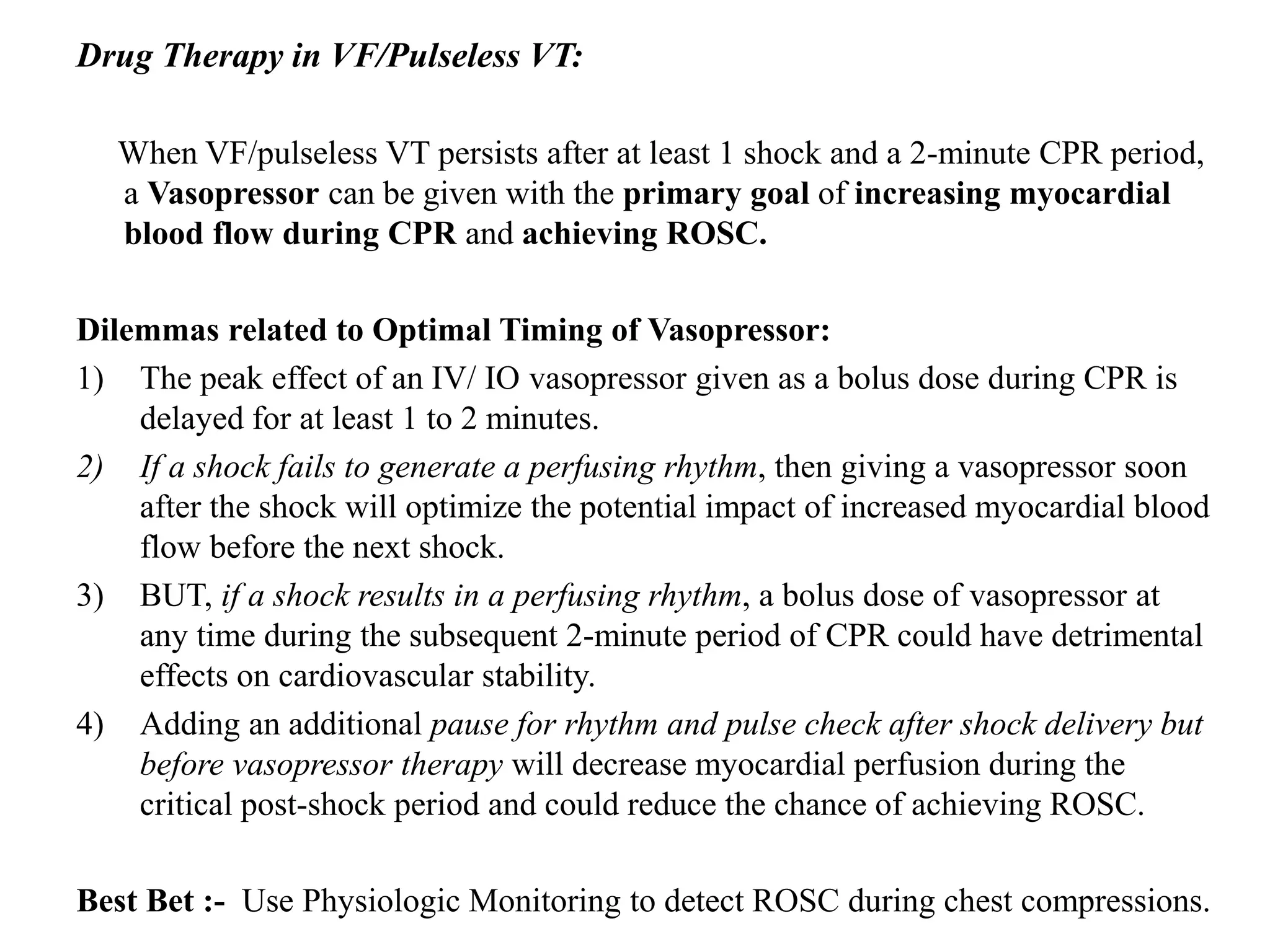 Management of cardiac arrest | PPTX
