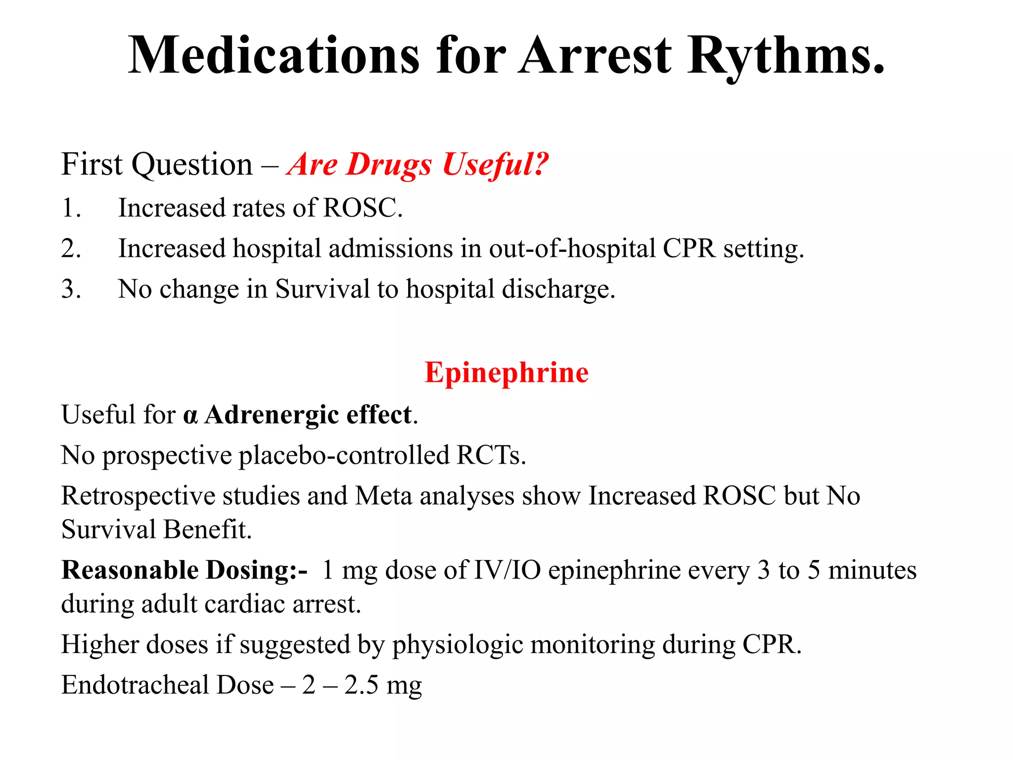 Management of cardiac arrest | PPTX