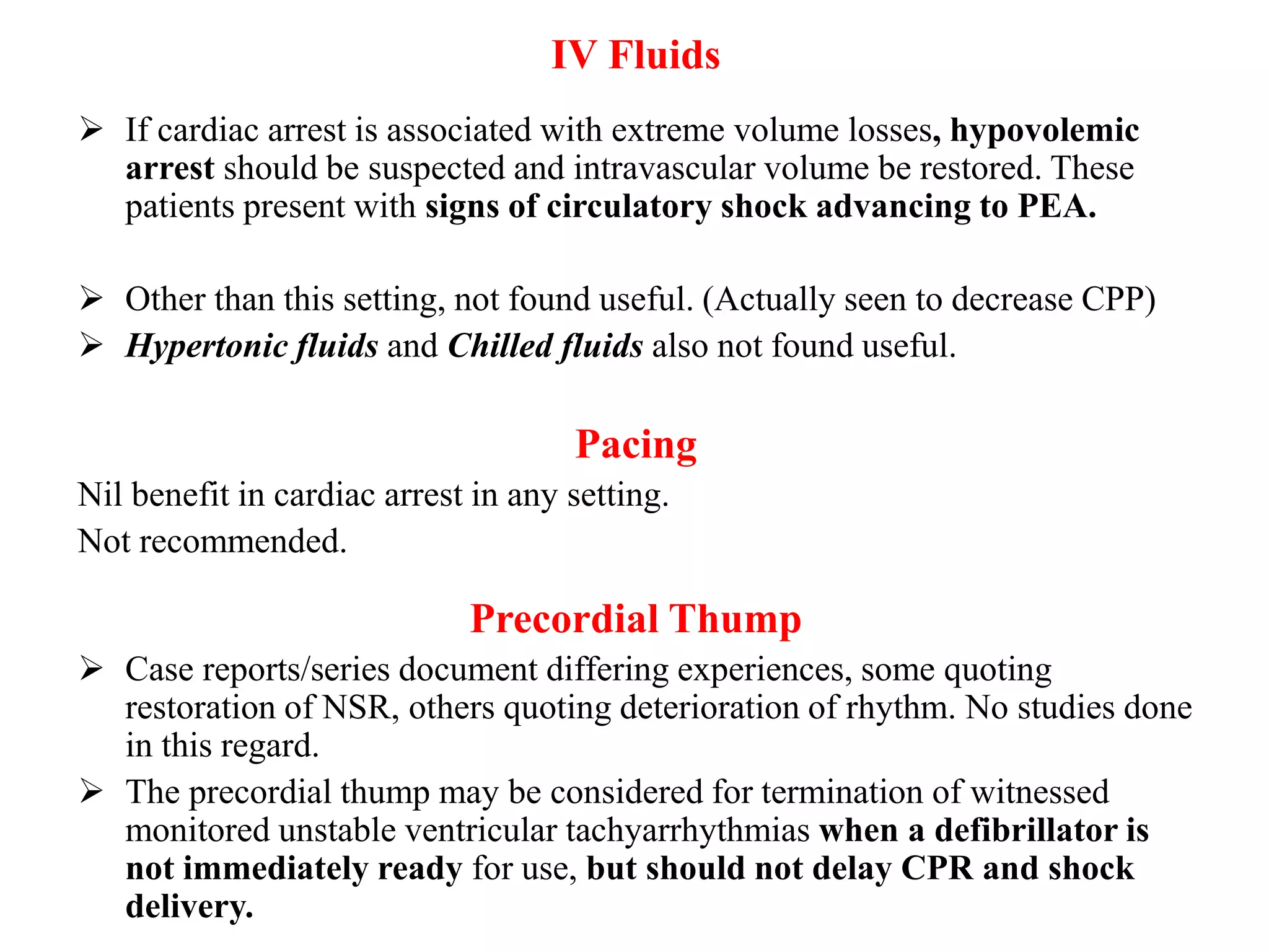 Management of cardiac arrest | PPTX