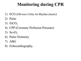 Management of cardiac arrest | PPTX
