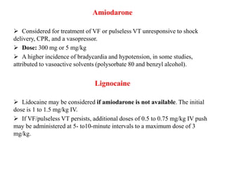 Management of cardiac arrest | PPTX