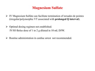 Management of cardiac arrest | PPTX