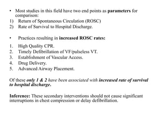 Management of cardiac arrest | PPTX