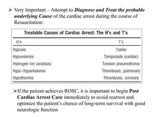 Management of cardiac arrest | PPTX
