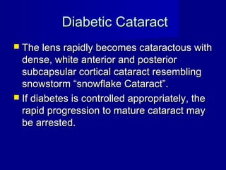 Management of cataract | PPT