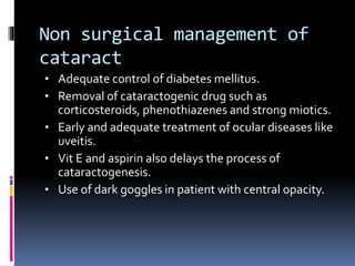 MANAGEMENT OF CATARACT.ppsx