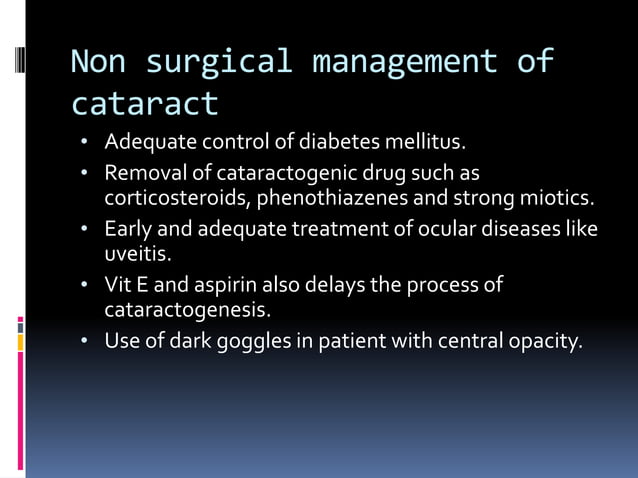MANAGEMENT OF CATARACT.ppsx