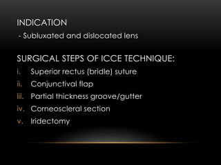 Management of Cataract | PPTX