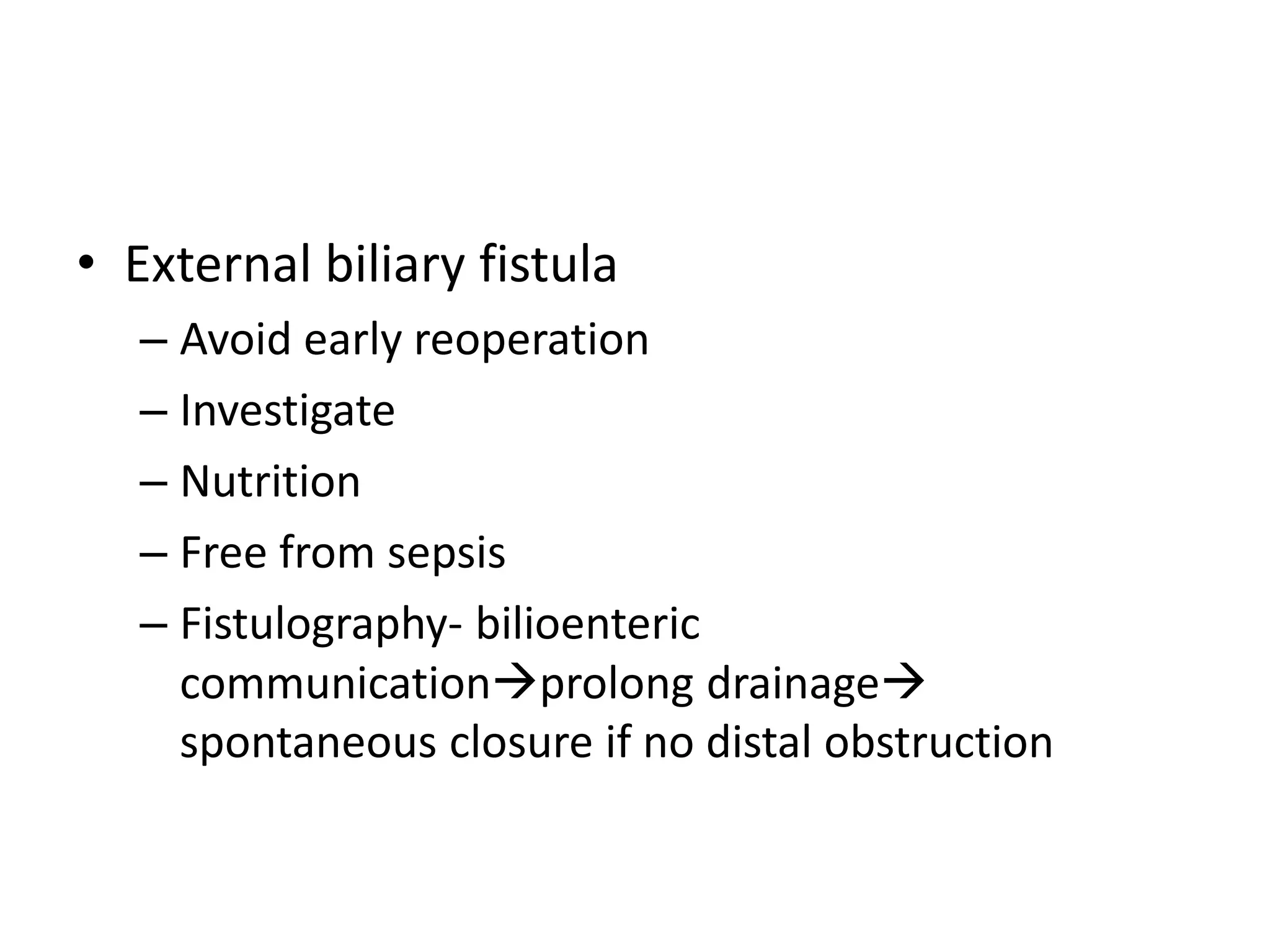 Management of Common bile duct injuries | PPTX