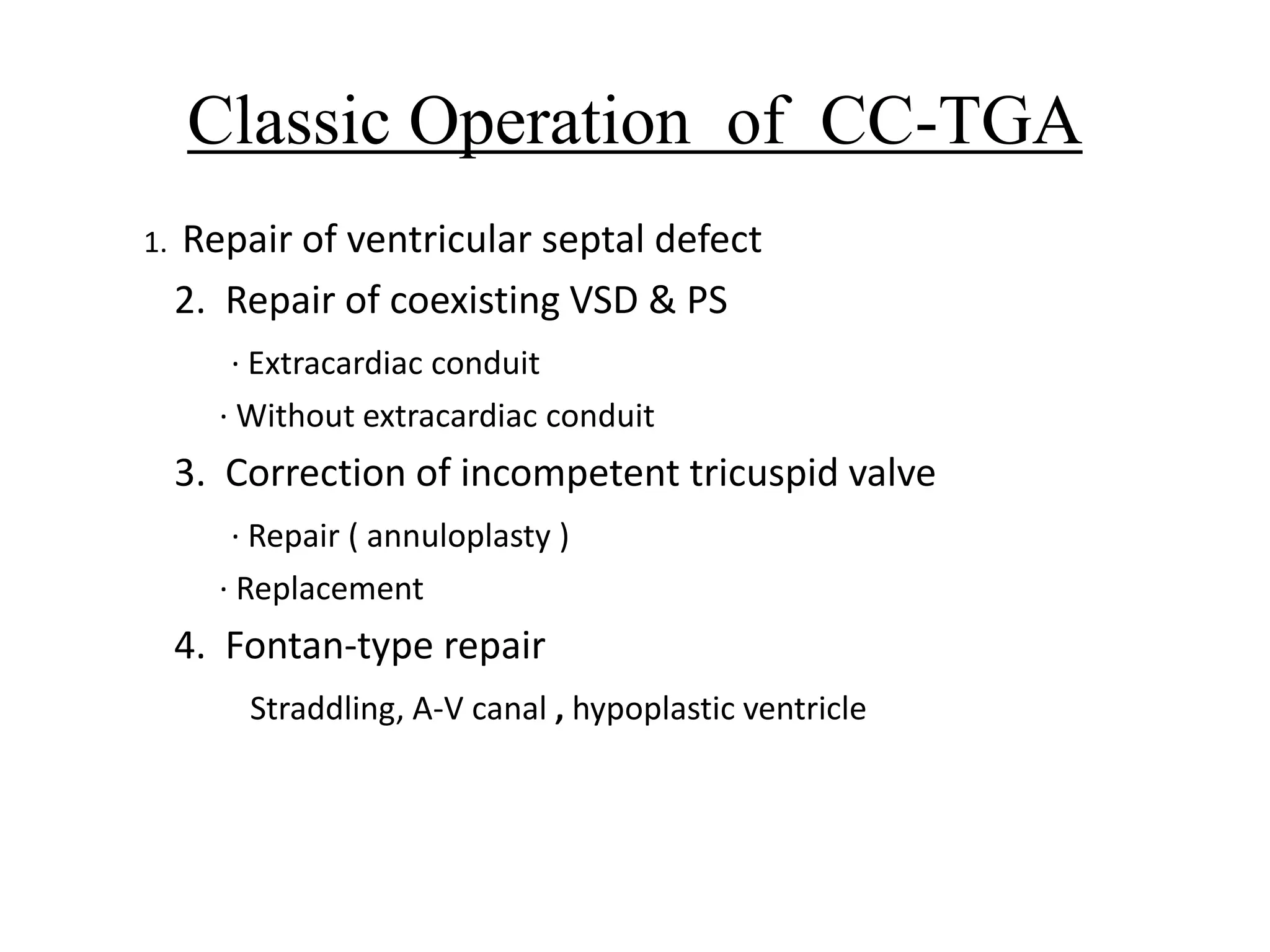 Management of cc tga | PPTX