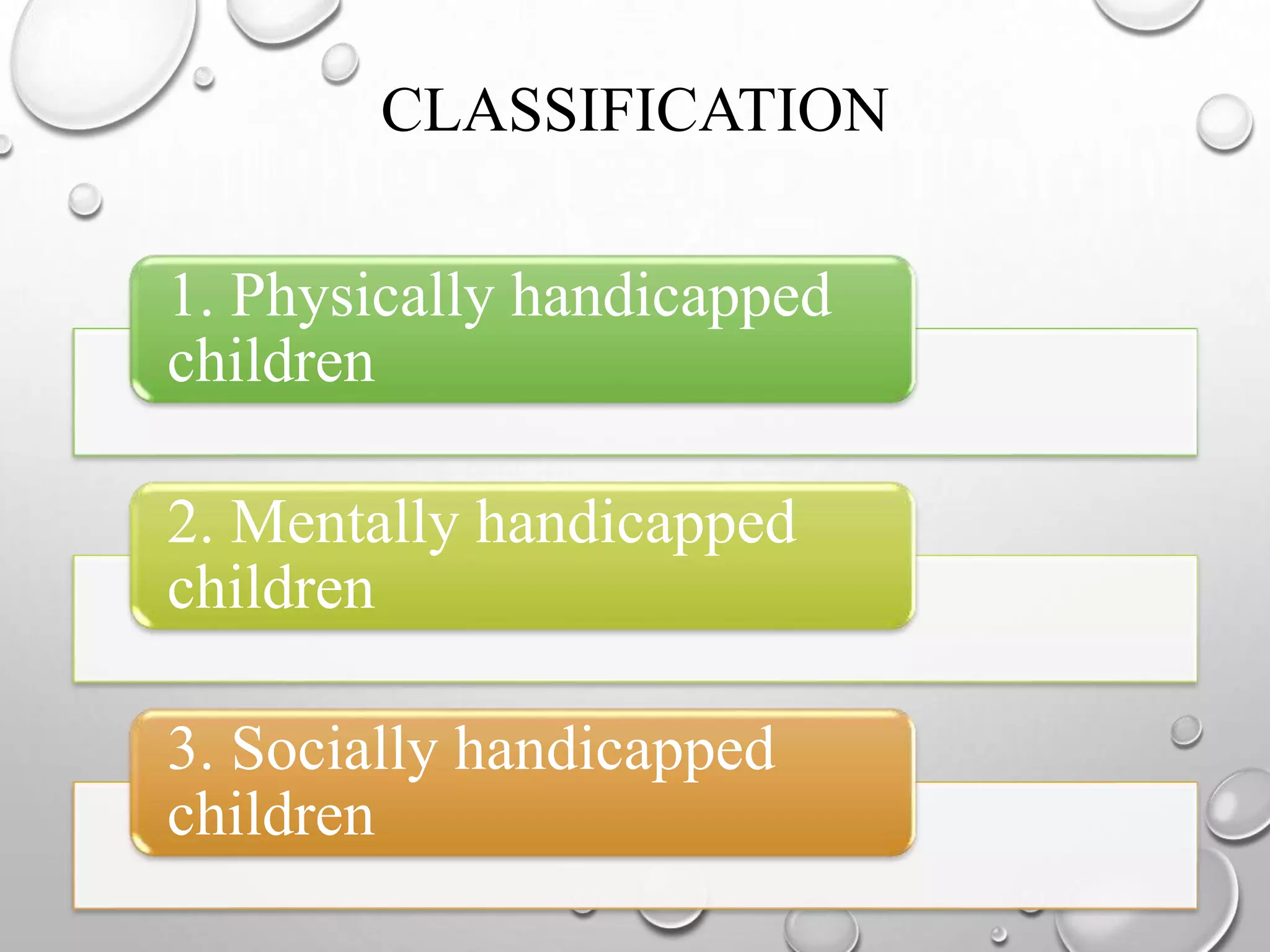 Management of challenged children Mentally, Physically, & Socially ...