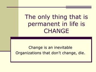 Management Of Change | PPT
