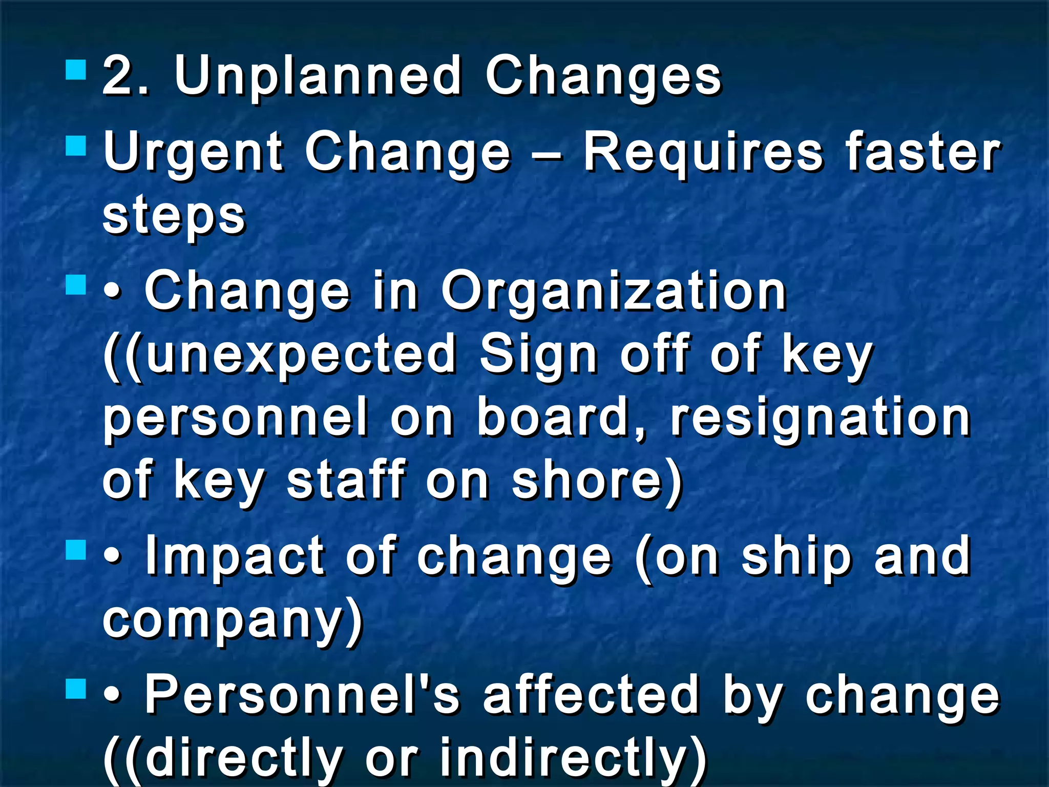 Management of change. | PPT