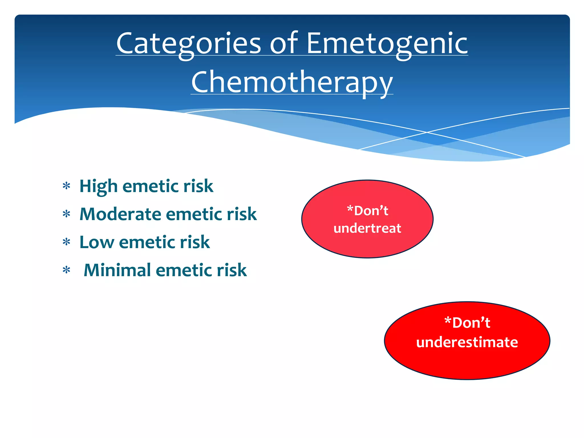 Management of chemotherapy complications | PPTX