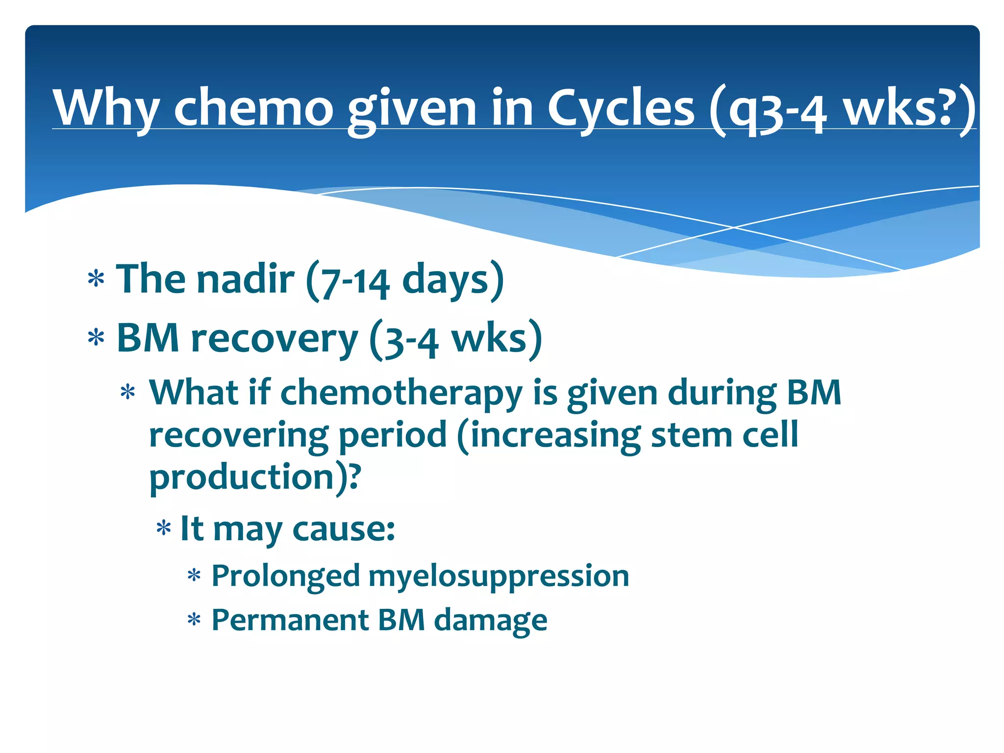 Management of chemotherapy complications | PPTX