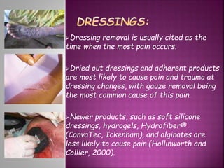 Management of chronic wound pain 2014 | PPTX