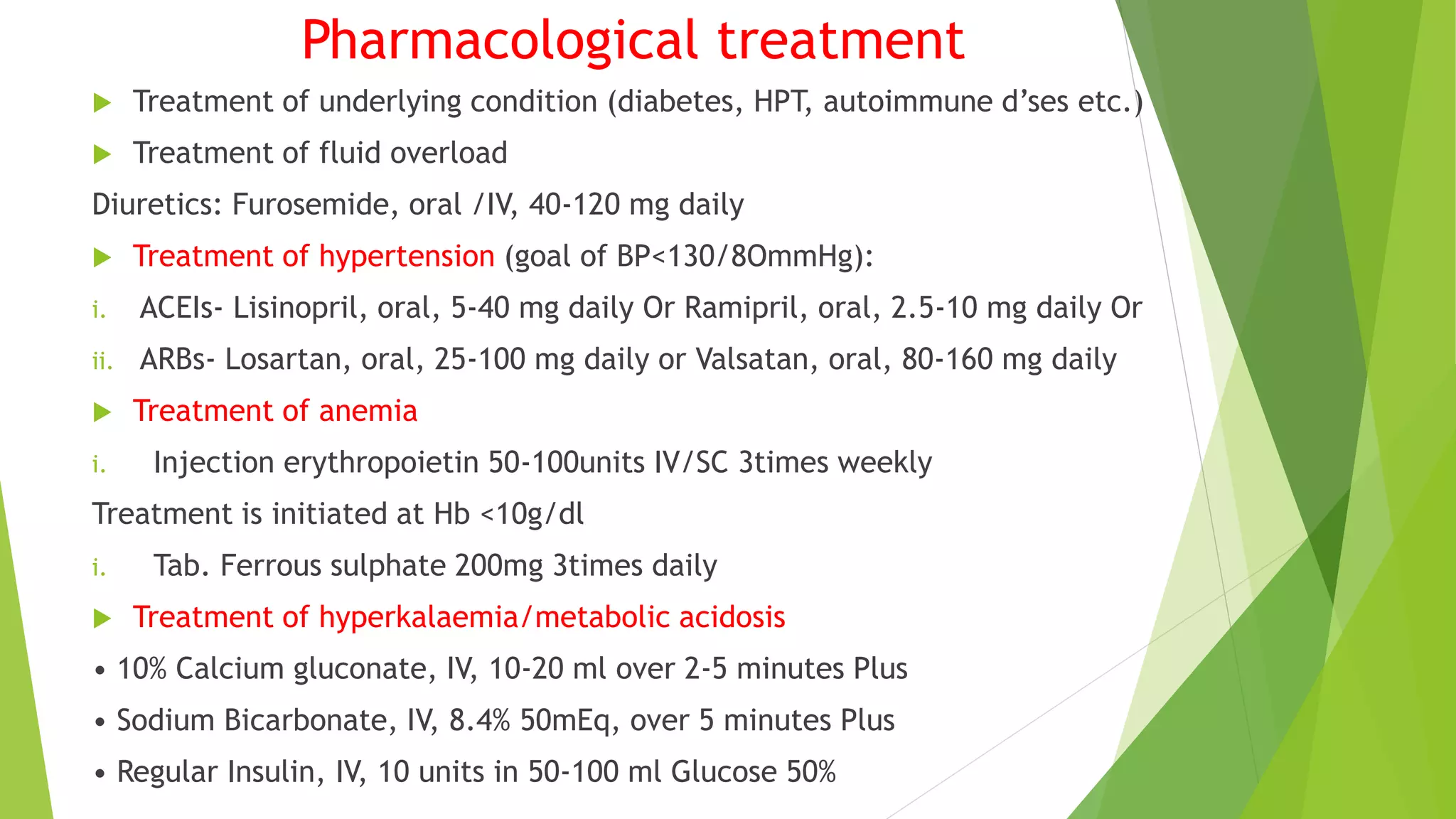 Management of ckd | PPTX