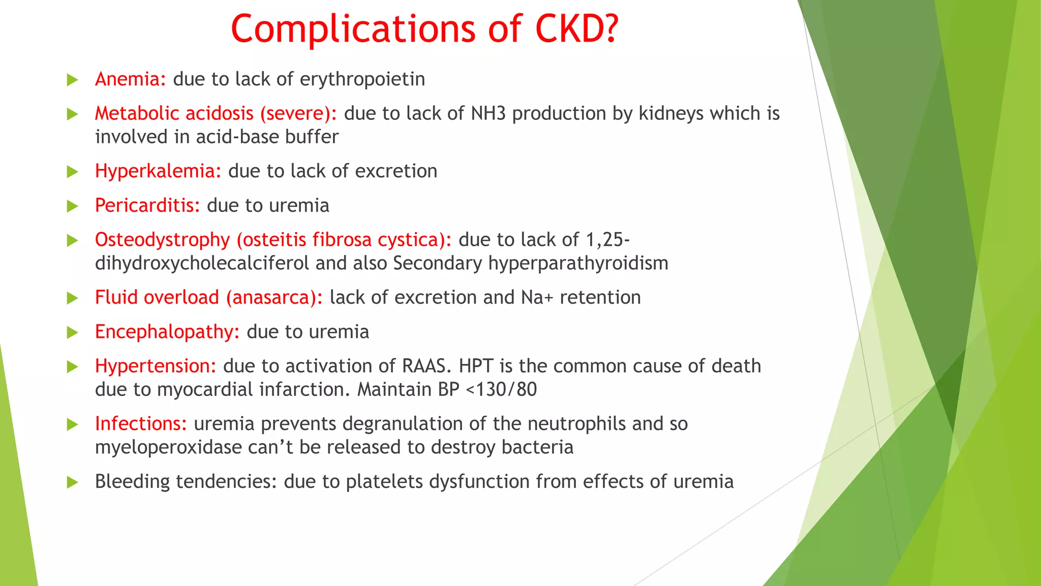 Management of ckd | PPTX