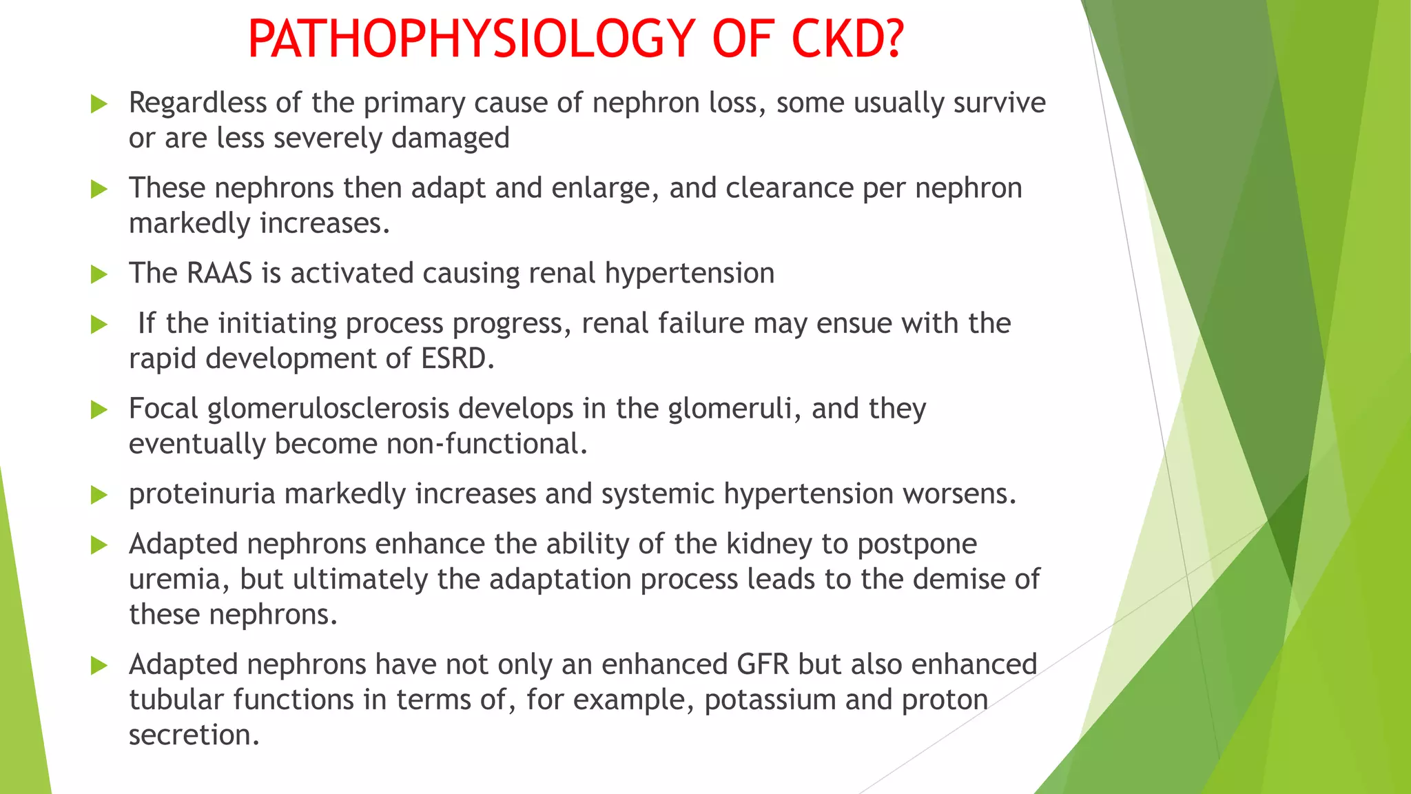 Management of ckd | PPTX