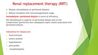 Management of ckd | PPTX