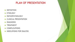 Management of ckd | PPTX