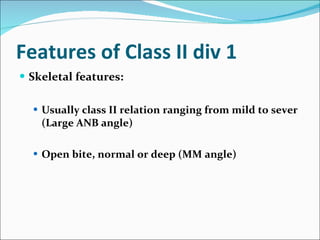 Management of class ii division 1 malocclusion | PPT