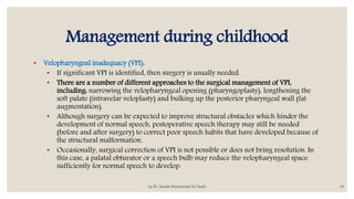 Management of cleft lip and palate | PPTX