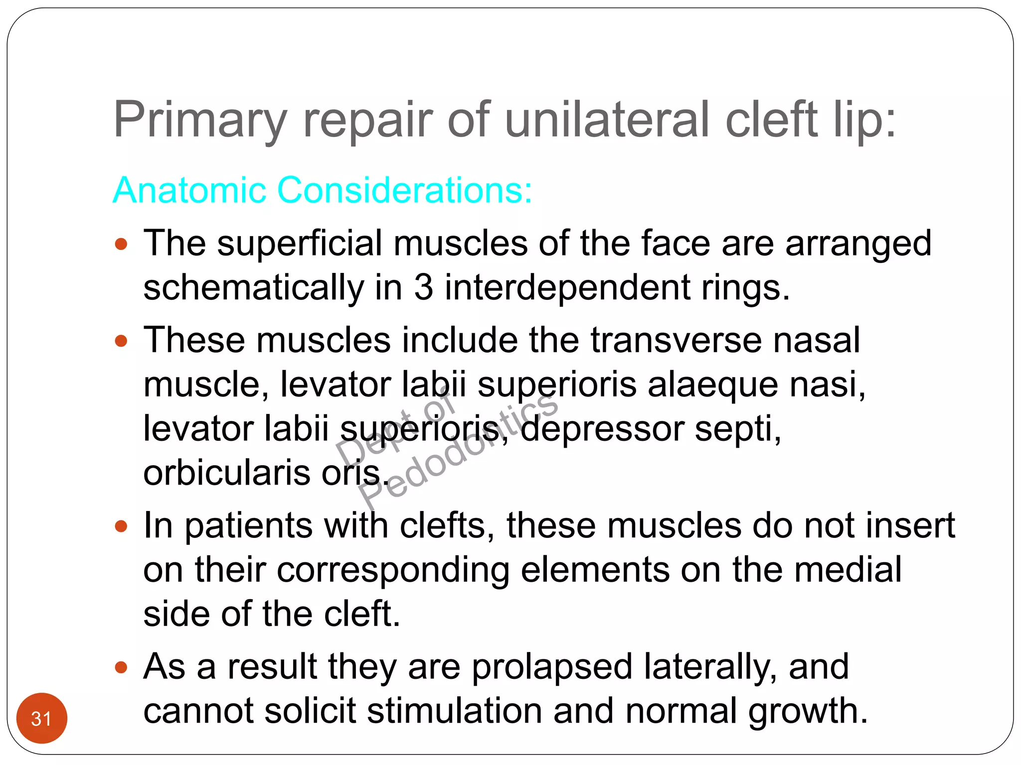 Management of cleft lip and palate | PPTX