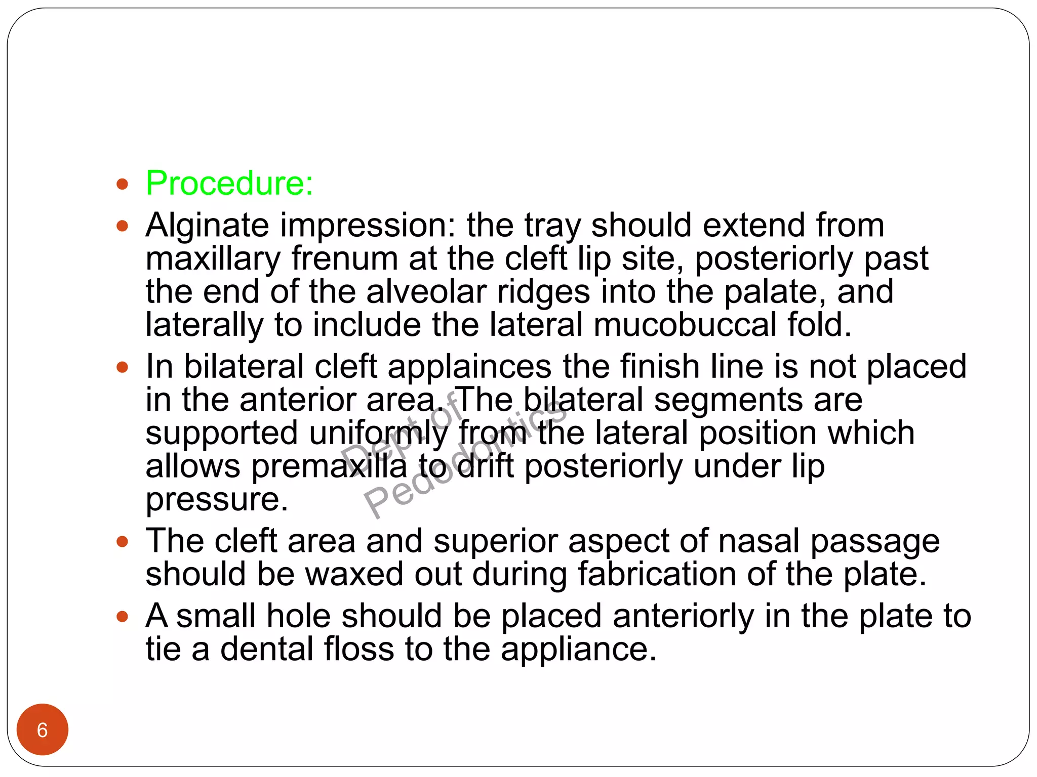 Management of cleft lip and palate | PPTX