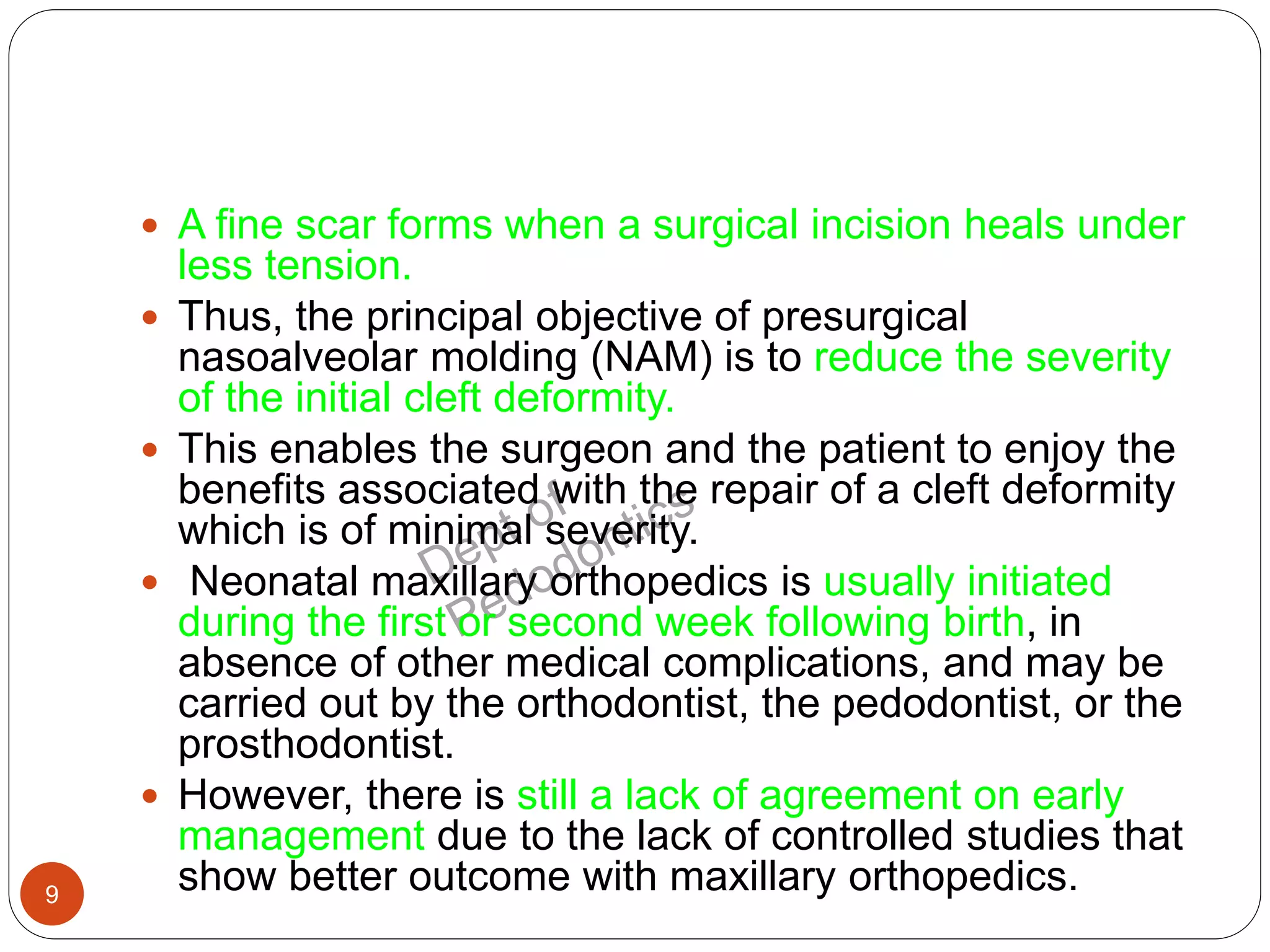 Management of cleft lip and palate | PPTX