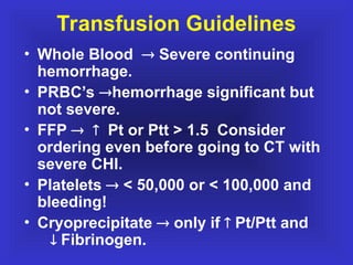Management of Coagulopathy and Trauma.ppt