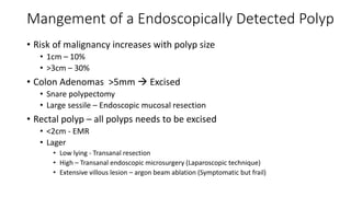 Management of Colorectal Cancer for the Trainee Surgeon | PPTX