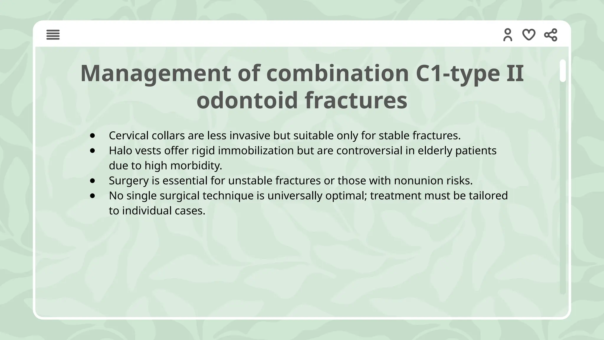 Management of combined atlas and axis fractures.pptx