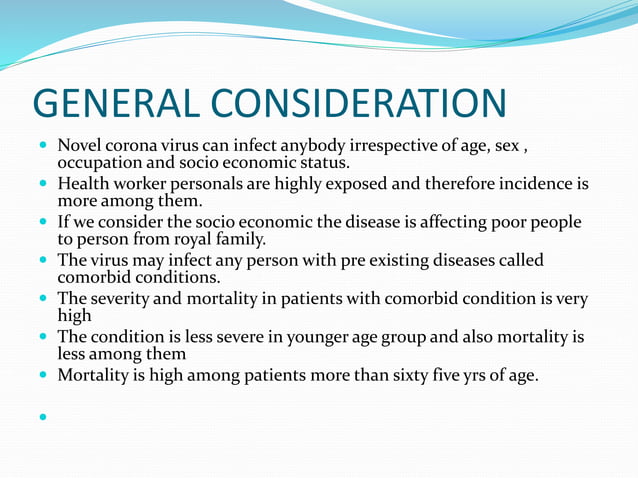 Management of comorbid conditions associated with covid 19 | PPT