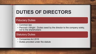 Management of Company | PPTX