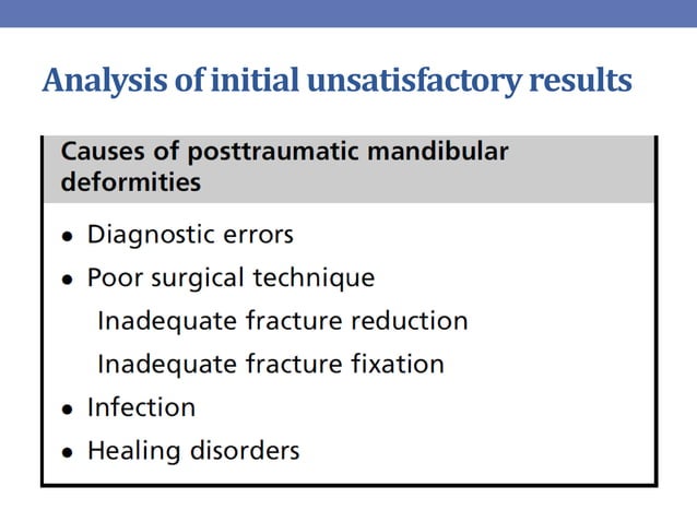 Management of complications of mandibular trauma | PPTX | Bone and ...