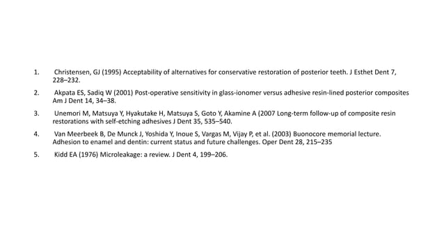 Management of composite sensitivity | PPTX