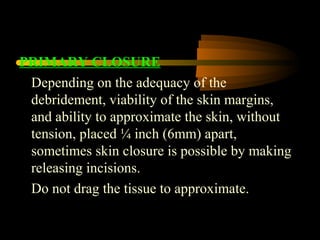 Management of compund fractures | PPT
