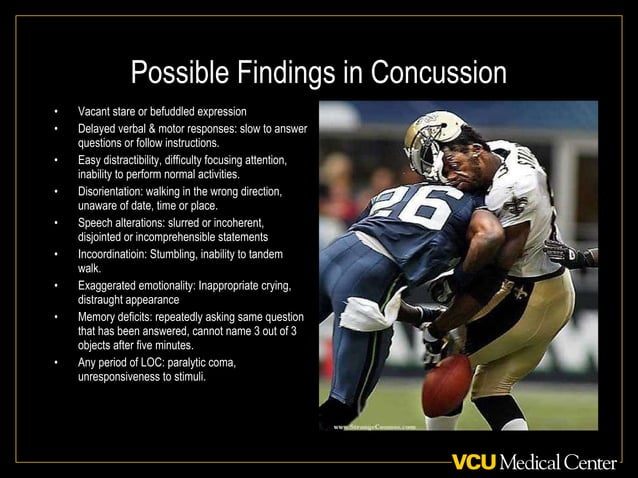 Management of concussions | PPT