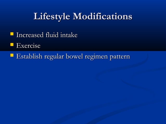 Management of constipation in adults 2.0 | PPT | Digestive Disorders ...
